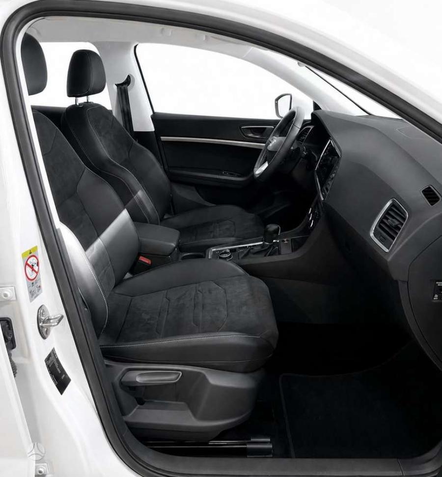 Balts SEAT Ateca 2023 Kauņa, ar dzinēja tilpumu 1.50 L un nobraukumu 119 tūkst. km par 19900 €, foto 9 vietnē AUTOMOTO.COM.LV