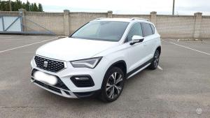 White SEAT Ateca 2023 in Kaunas, with an engine capacity of 1.50 L and mileage of 96 thousand km for 20600 €, photo 3 on AUTOMOTO.COM.LV