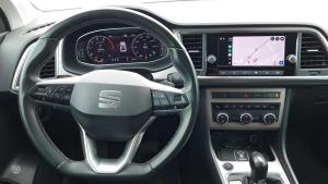 White SEAT Ateca 2023 in Kaunas, with an engine capacity of 1.50 L and mileage of 96 thousand km for 20600 €, photo 7 on AUTOMOTO.COM.LV