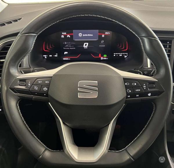 Белый Сеат Ateca 2023 в Каунас, объемом двигателя 1.97 л и пробегом 126 тыс. км за 20500 €, фото 9 на AUTOMOTO.COM.LV