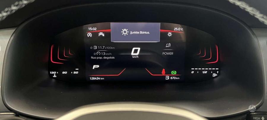 White SEAT Ateca 2023 in Kaunas, with an engine capacity of 1.97 L and mileage of 126 thousand km for 20500 €, photo 11 on AUTOMOTO.COM.LV