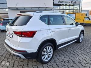 White SEAT Ateca 2024 in Kaunas, with an engine capacity of 1.50 L and mileage of 37 thousand km for 29600 €, photo 6 on AUTOMOTO.COM.LV