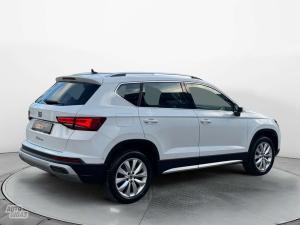 White SEAT Ateca 2025 in Kaunas, with an engine capacity of 1.50 L and mileage of 24 thousand km for 33209 €, photo 6 on AUTOMOTO.COM.LV