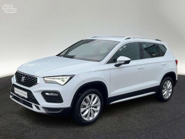White SEAT Ateca 2025 in Kaunas, with an engine capacity of 1.50 L and mileage of 26 thousand km for 32119 €, photo 2 on AUTOMOTO.COM.LV