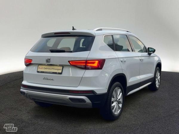 White SEAT Ateca 2025 in Kaunas, with an engine capacity of 1.50 L and mileage of 26 thousand km for 32119 €, photo 4 on AUTOMOTO.COM.LV