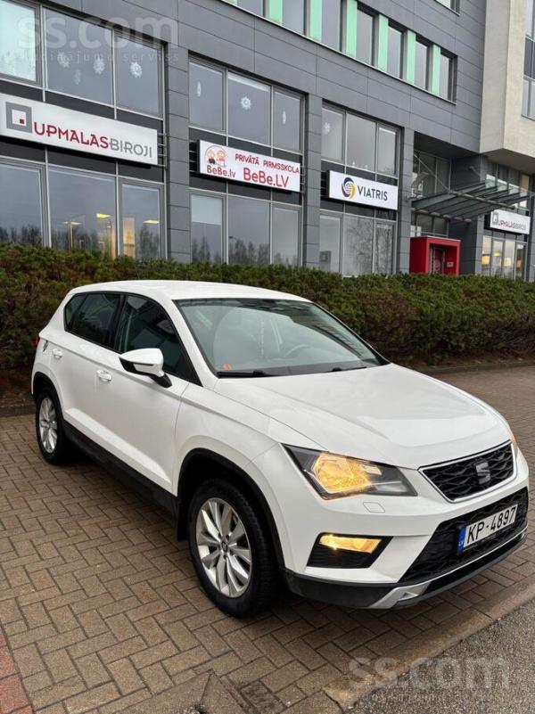 Balts SEAT Ateca 2017 Rīga, ar dzinēja tilpumu 2.00 L un nobraukumu 157 tūkst. km par 13200 €, foto 1 vietnē AUTOMOTO.COM.LV