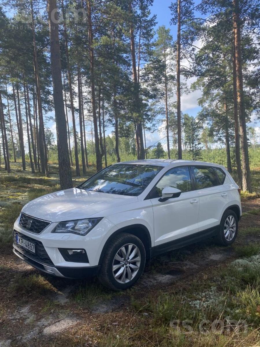White SEAT Ateca 2017 in Riga, with an engine capacity of 2.00 L and mileage of 160 thousand km for 12600 €, photo 3 on AUTOMOTO.COM.LV