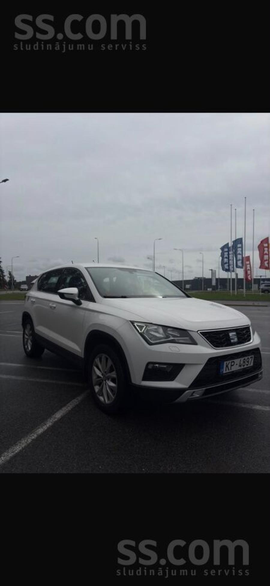 Balts SEAT Ateca 2017 Rīga, ar dzinēja tilpumu 2.00 L un nobraukumu 160 tūkst. km par 12800 €, foto 1 vietnē AUTOMOTO.COM.LV