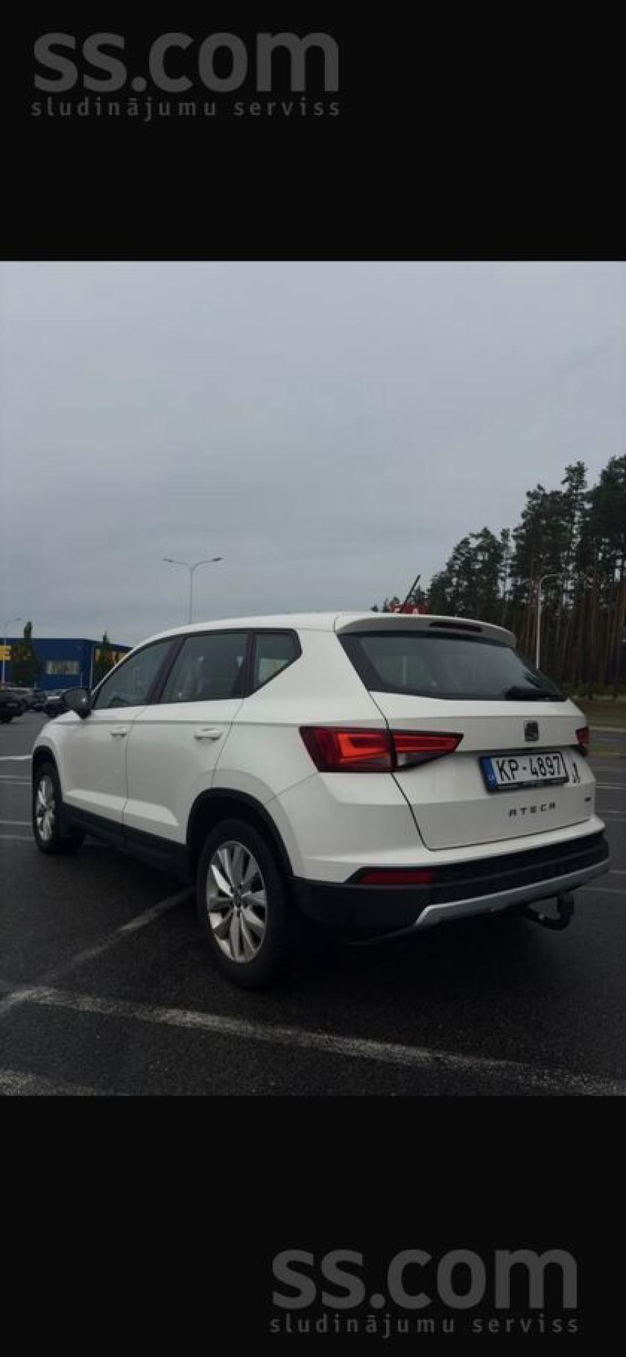 Balts SEAT Ateca 2017 Rīga, ar dzinēja tilpumu 2.00 L un nobraukumu 160 tūkst. km par 12800 €, foto 4 vietnē AUTOMOTO.COM.LV