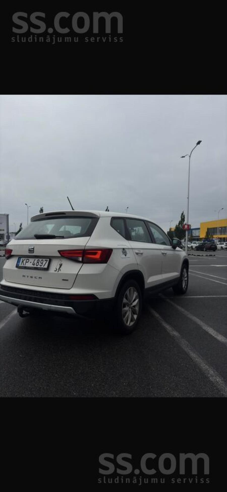 Balts SEAT Ateca 2017 Rīga, ar dzinēja tilpumu 2.00 L un nobraukumu 160 tūkst. km par 12800 €, foto 5 vietnē AUTOMOTO.COM.LV