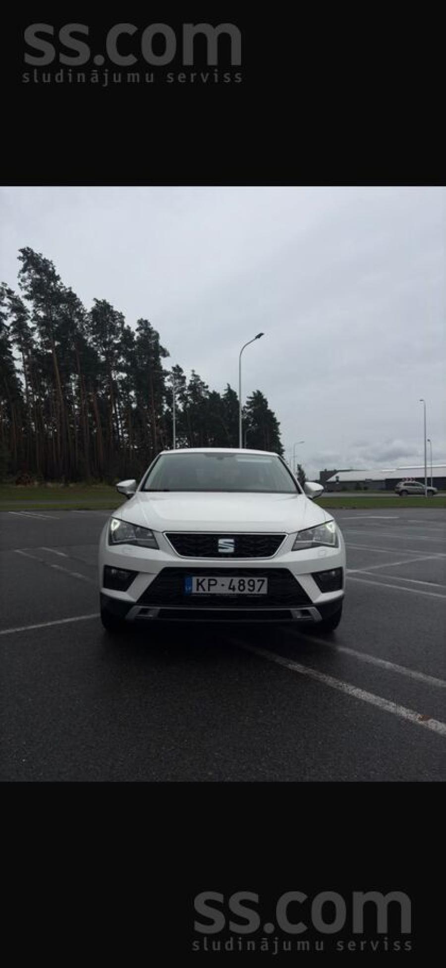 Balts SEAT Ateca 2017 Rīga, ar dzinēja tilpumu 2.00 L un nobraukumu 160 tūkst. km par 12800 €, foto 6 vietnē AUTOMOTO.COM.LV