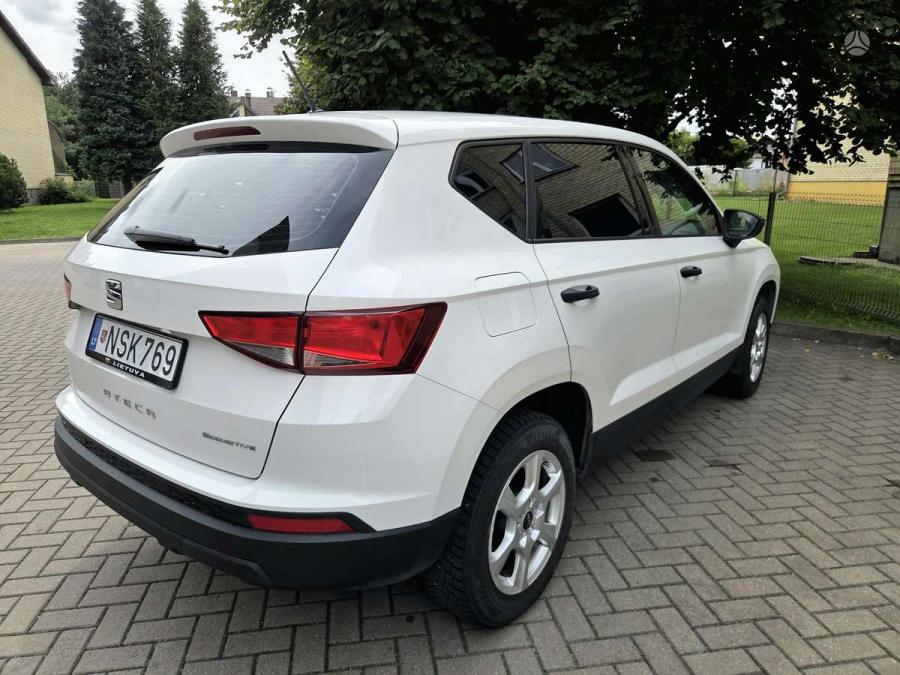Белый Сеат Ateca 2017 в Каунас, объемом двигателя 1.60 л и пробегом 214 тыс. км за 8850 €, фото 7 на AUTOMOTO.COM.LV