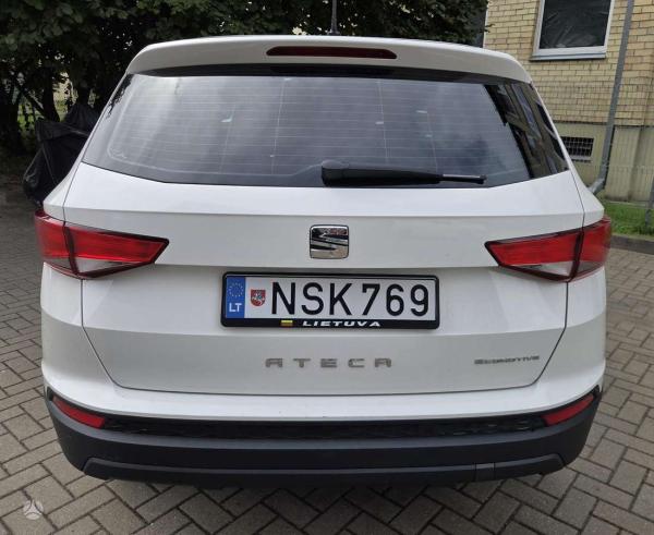 White SEAT Ateca 2017 in Kaunas, with an engine capacity of 1.60 L and mileage of 214 thousand km for 8850 €, photo 7 on AUTOMOTO.COM.LV
