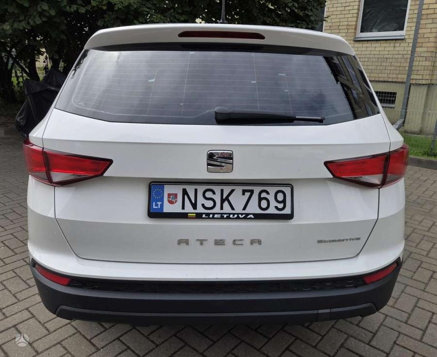 Белый Сеат Ateca 2017 в Каунас, объемом двигателя 1.60 л и пробегом 214 тыс. км за 8850 €, фото 8 на AUTOMOTO.COM.LV