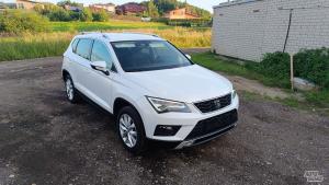 White SEAT Ateca 2019 in Alytus, with an engine capacity of 1.00 L and mileage of 154 thousand km for 10999 €, photo  on AUTOMOTO.COM.LV