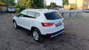 White SEAT Ateca 2019 in Alytus, with an engine capacity of 1.00 L and mileage of 154 thousand km for 10999 €, photo 8 on AUTOMOTO.COM.LV