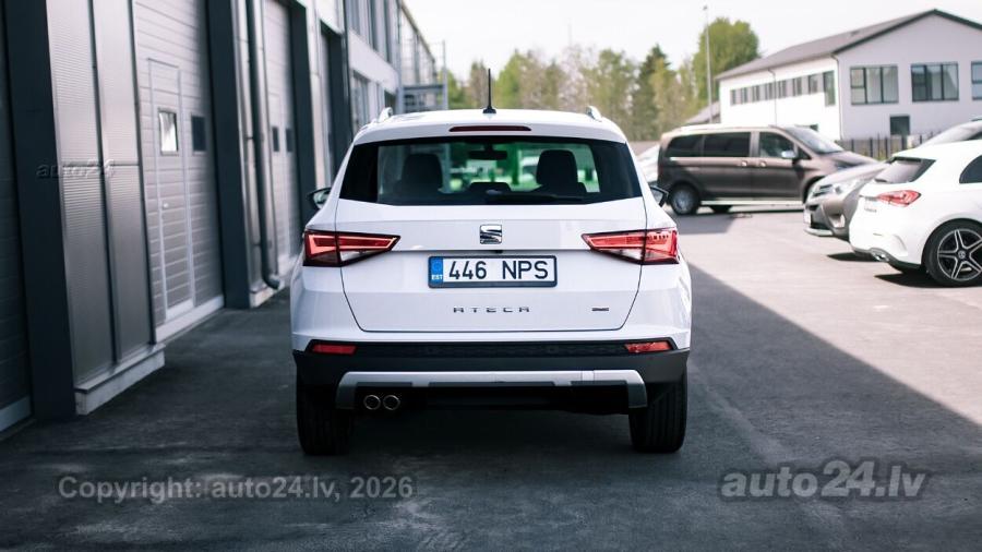 White SEAT Ateca 2017 in Parnu, with an engine capacity of 1.40 L and mileage of 201 thousand km for 12900 €, photo 4 on AUTOMOTO.COM.LV