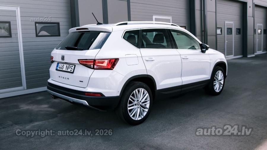 White SEAT Ateca 2017 in Parnu, with an engine capacity of 1.40 L and mileage of 201 thousand km for 12900 €, photo 5 on AUTOMOTO.COM.LV