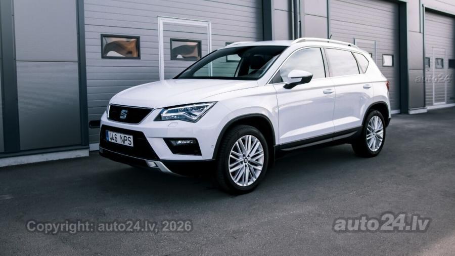 White SEAT Ateca 2017 in Parnu, with an engine capacity of 1.40 L and mileage of 201 thousand km for 12900 €, photo 6 on AUTOMOTO.COM.LV