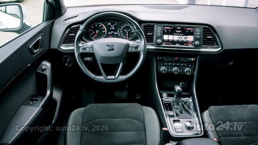White SEAT Ateca 2017 in Parnu, with an engine capacity of 1.40 L and mileage of 201 thousand km for 12900 €, photo 8 on AUTOMOTO.COM.LV