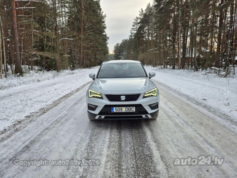 White SEAT Ateca 2019 in Tallinn, with an engine capacity of 1.60 L and mileage of 93 thousand km for 18390 €, photo 3 on AUTOMOTO.COM.LV