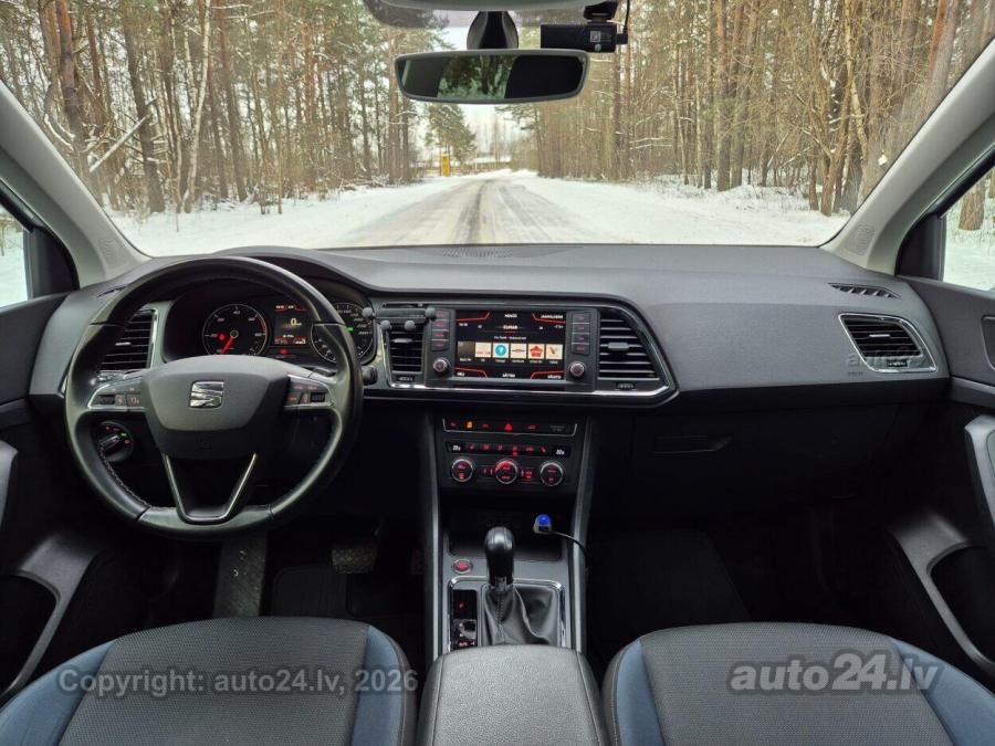 White SEAT Ateca 2019 in Tallinn, with an engine capacity of 1.60 L and mileage of 93 thousand km for 18390 €, photo 7 on AUTOMOTO.COM.LV