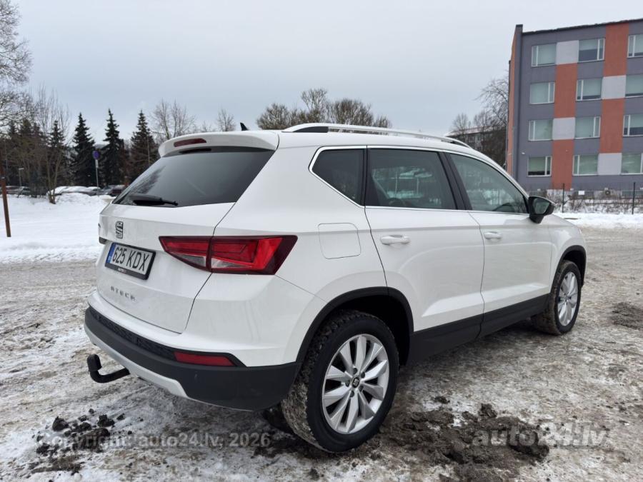 White SEAT Ateca 2019 in Tallinn, with an engine capacity of 1.60 L and mileage of 246 thousand km for 12490 €, photo 6 on AUTOMOTO.COM.LV
