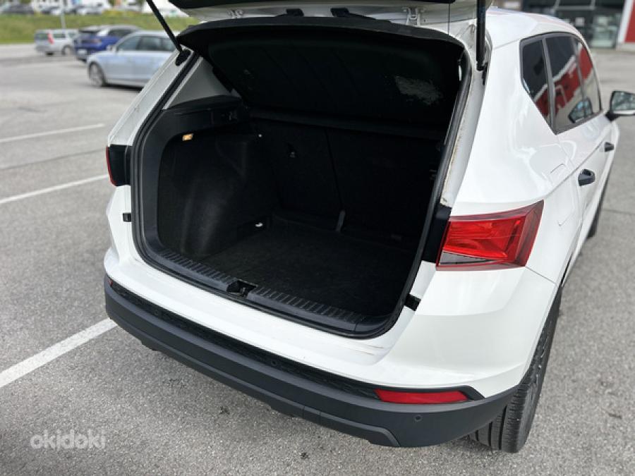 White SEAT Ateca 2019 in Tartu, with an engine capacity of 1.60 L and mileage of 176 thousand km for 11200 €, photo 13 on AUTOMOTO.COM.LV