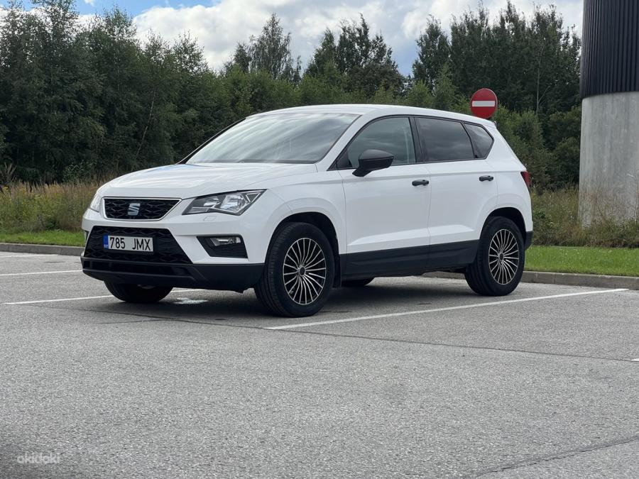 White SEAT Ateca 2019 in Tartu, with an engine capacity of 1.60 L and mileage of 176 thousand km for 11200 €, photo 14 on AUTOMOTO.COM.LV