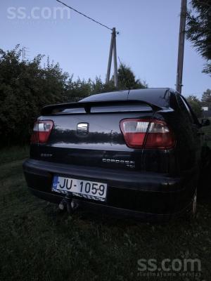 Melns SEAT Cordoba 2001 Rīga, ar dzinēja tilpumu 1.90 L un nobraukumu 340 tūkst. km par 890 €, foto  vietnē AUTOMOTO.COM.LV