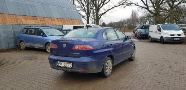 Zils SEAT Cordoba 2005 Valmiera, ar dzinēja tilpumu 1.40 L un nobraukumu 226 tūkst. km par 1000 €, foto 3 vietnē AUTOMOTO.COM.LV