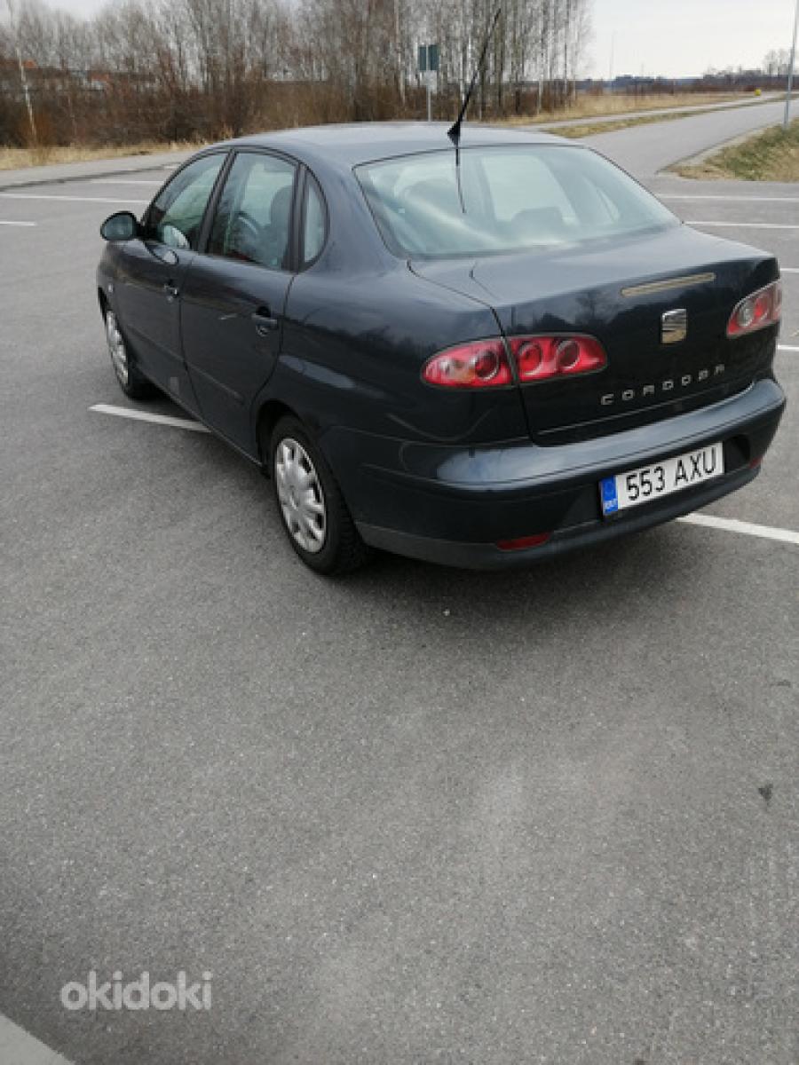 Grey SEAT Cordoba 2006 in Saue, with an engine capacity of 1.40 L and mileage of 315 thousand km for 599 €, photo 12 on AUTOMOTO.COM.LV