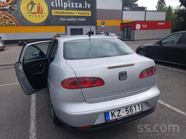 Grey SEAT Cordoba 2007 in Riga, with an engine capacity of 1.40 L and mileage of 258 thousand km for 1300 €, photo 3 on AUTOMOTO.COM.LV