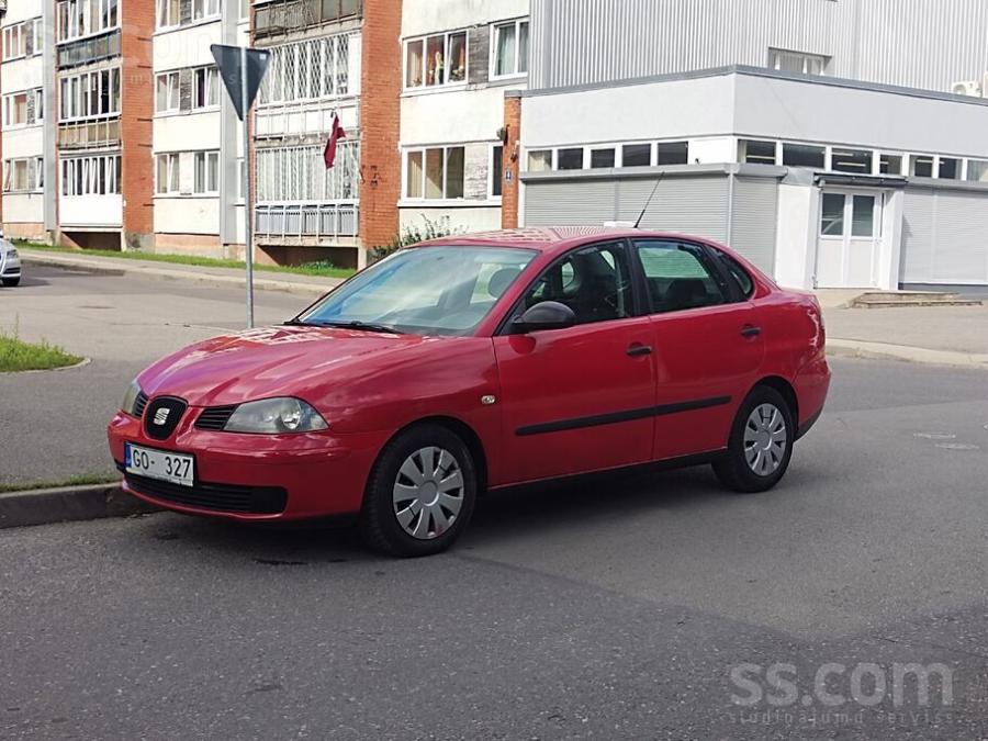 Red SEAT Cordoba 2007 in Riga, with an engine capacity of 1.90 L and mileage of 0 thousand km for 1400 €, photo 4 on AUTOMOTO.COM.LV
