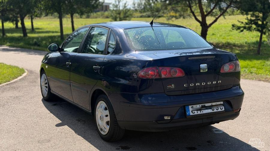 SEAT Cordoba 2006 in Vilnius, with an engine capacity of 1.40 L and mileage of 184 thousand km for 950 €, photo 5 on AUTOMOTO.COM.LV