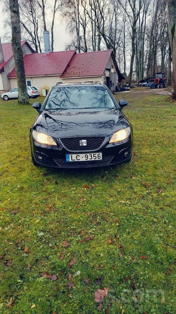 Black SEAT Exeo 2012 in Tukums, with an engine capacity of 2.00 L and mileage of 0 thousand km for 3200 €, photo 1 on AUTOMOTO.COM.LV