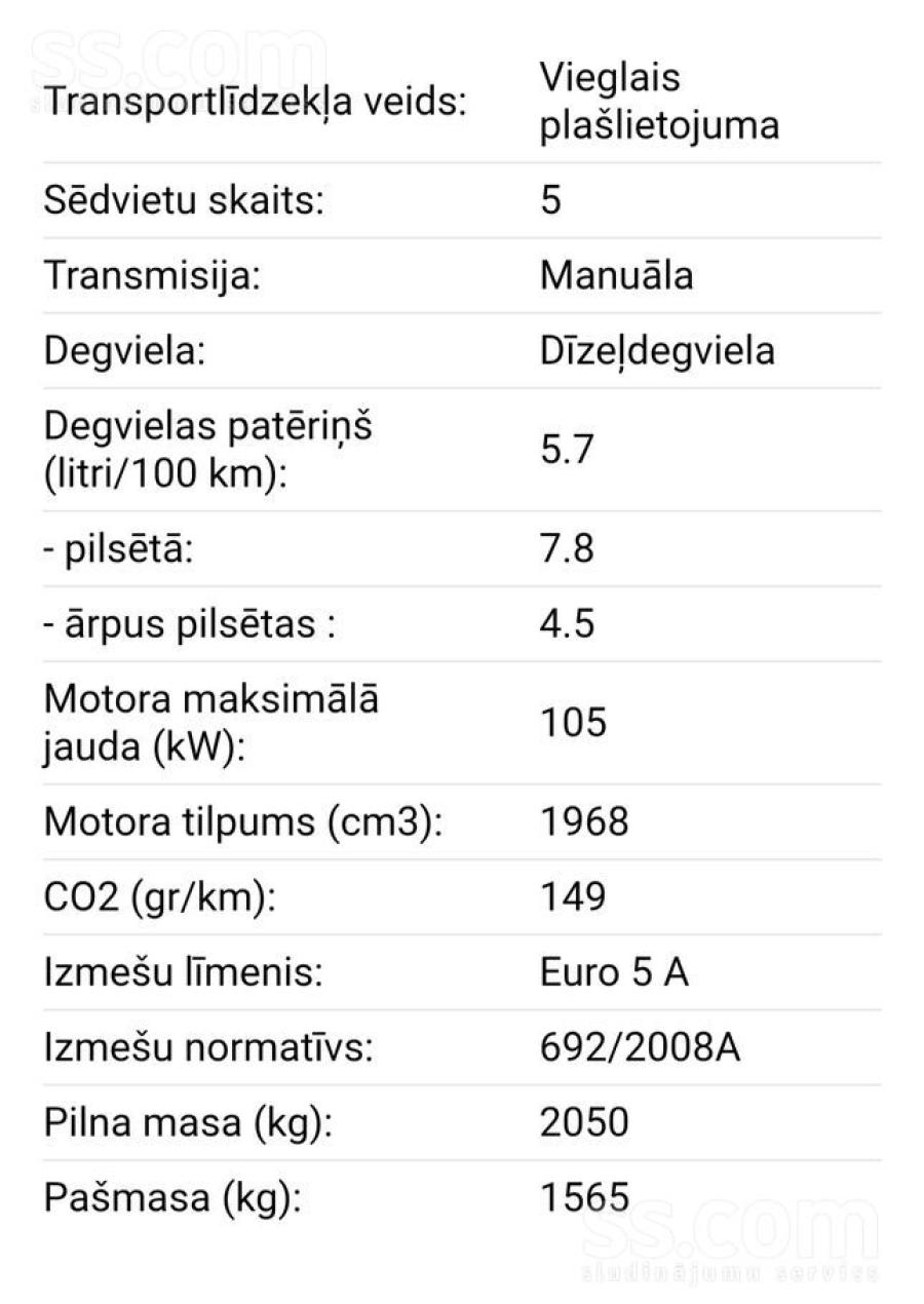 Черный Сеат Эксео 2009 в Тукумс, объемом двигателя 2.00 л и пробегом 317 тыс. км за 1700 €, фото 9 на AUTOMOTO.COM.LV