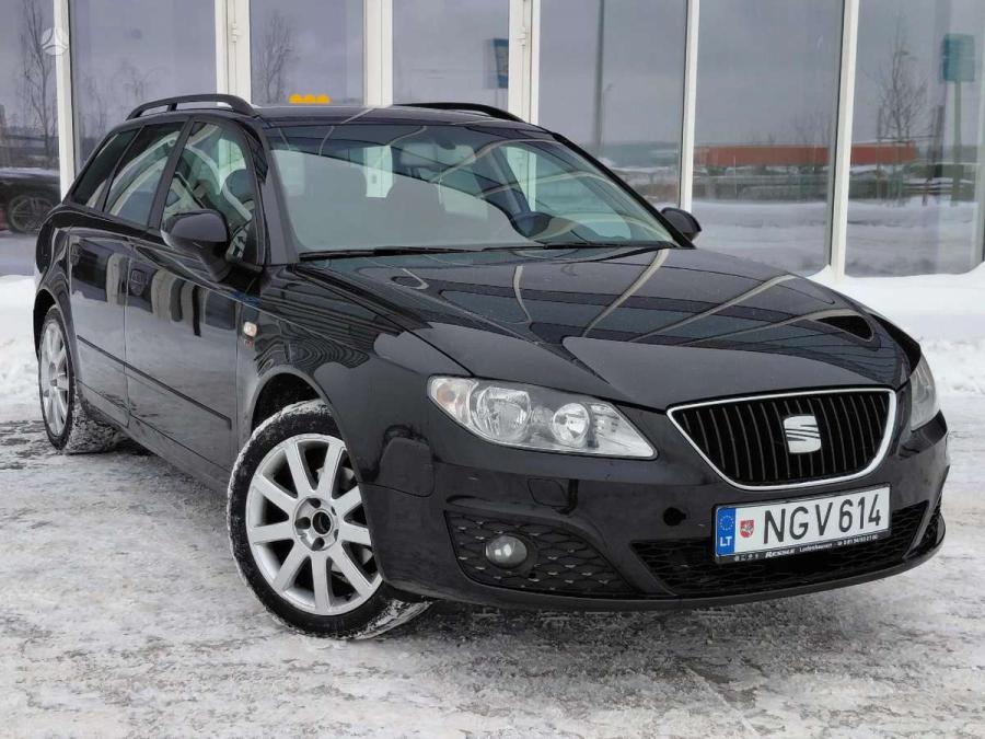 Melns SEAT Exeo 2010 Viļņa, ar dzinēja tilpumu 1.97 L un nobraukumu 361 tūkst. km par 3500 €, foto 1 vietnē AUTOMOTO.COM.LV