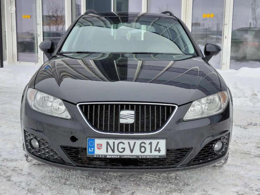Melns SEAT Exeo 2010 Viļņa, ar dzinēja tilpumu 1.97 L un nobraukumu 361 tūkst. km par 3500 €, foto 2 vietnē AUTOMOTO.COM.LV