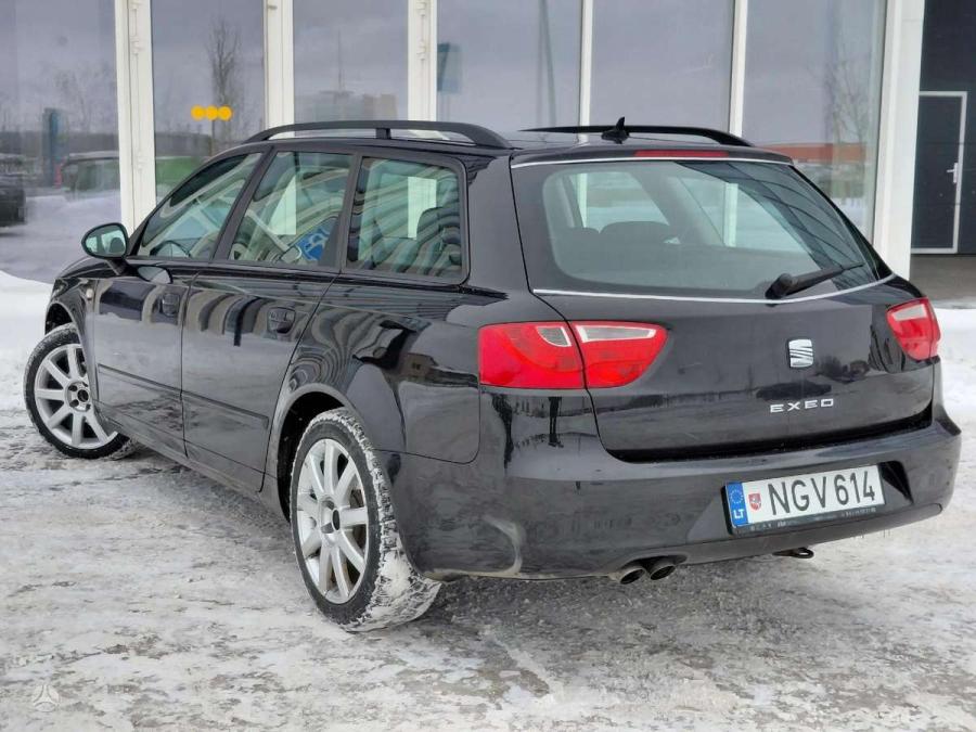 Melns SEAT Exeo 2010 Viļņa, ar dzinēja tilpumu 1.97 L un nobraukumu 361 tūkst. km par 3500 €, foto 4 vietnē AUTOMOTO.COM.LV