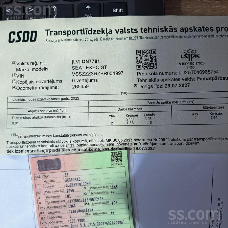 Черный Сеат Эксео 2010 в Резекне, объемом двигателя 2.00 л и пробегом 0 тыс. км за 4150 €, фото 14 на AUTOMOTO.COM.LV