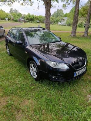 Black SEAT Exeo 2011 in Saldus, with an engine capacity of 2.00 L and mileage of 292 thousand km for 3550 €, photo 3 on AUTOMOTO.COM.LV