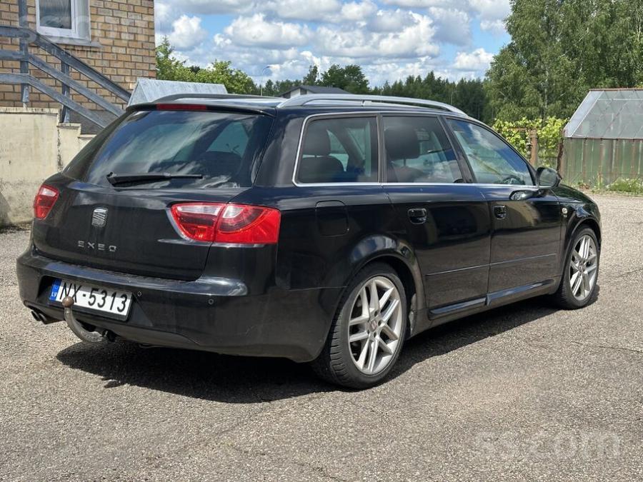 Black SEAT Exeo 2011 in Rezekne, with an engine capacity of 2.00 L and mileage of 280 thousand km for 4150 €, photo 4 on AUTOMOTO.COM.LV