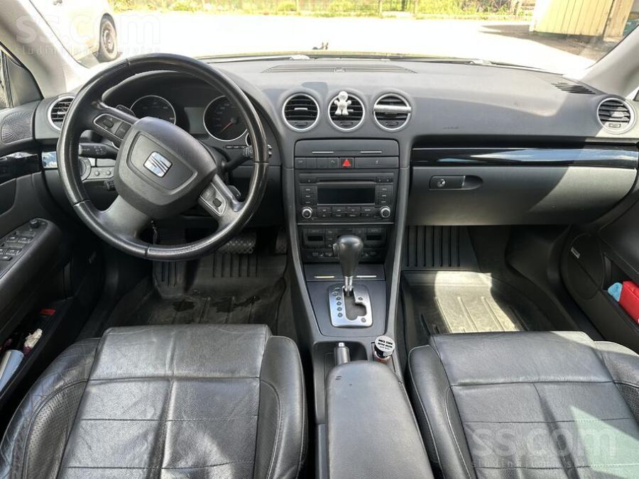 Black SEAT Exeo 2011 in Rezekne, with an engine capacity of 2.00 L and mileage of 280 thousand km for 4150 €, photo 6 on AUTOMOTO.COM.LV