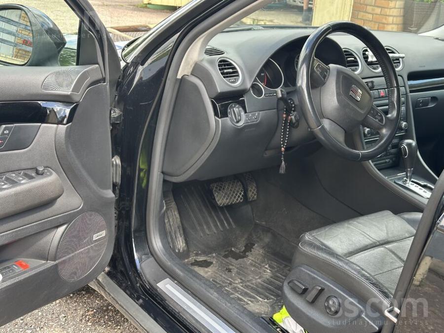 Black SEAT Exeo 2011 in Rezekne, with an engine capacity of 2.00 L and mileage of 280 thousand km for 4150 €, photo 7 on AUTOMOTO.COM.LV