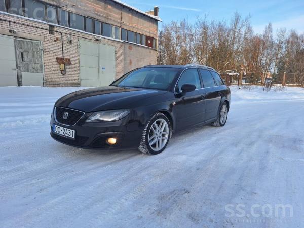 Black SEAT Exeo 2012 in Daugavpils, with an engine capacity of 2.00 L and mileage of 276 thousand km for 4100 €, photo 2 on AUTOMOTO.COM.LV