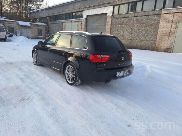 Black SEAT Exeo 2012 in Daugavpils, with an engine capacity of 2.00 L and mileage of 276 thousand km for 4100 €, photo 4 on AUTOMOTO.COM.LV