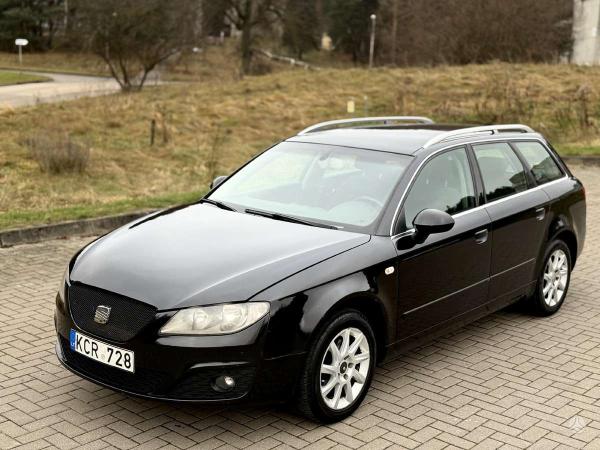 Black SEAT Exeo 2012 in Vilnius, with an engine capacity of 2.00 L and mileage of 2765 thousand km for 2500 €, photo 2 on AUTOMOTO.COM.LV