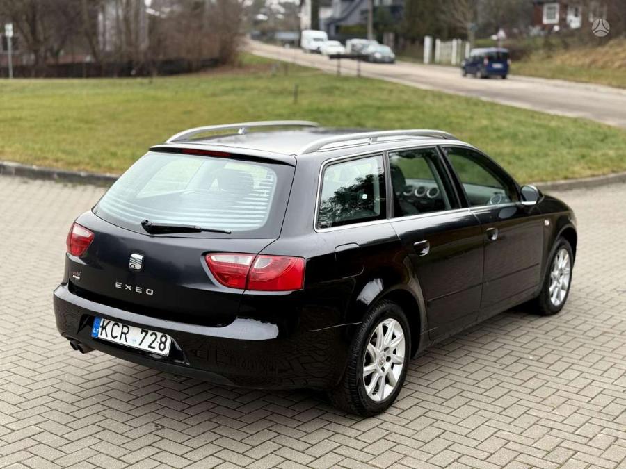 Black SEAT Exeo 2012 in Vilnius, with an engine capacity of 2.00 L and mileage of 285 thousand km for 2900 €, photo 4 on AUTOMOTO.COM.LV