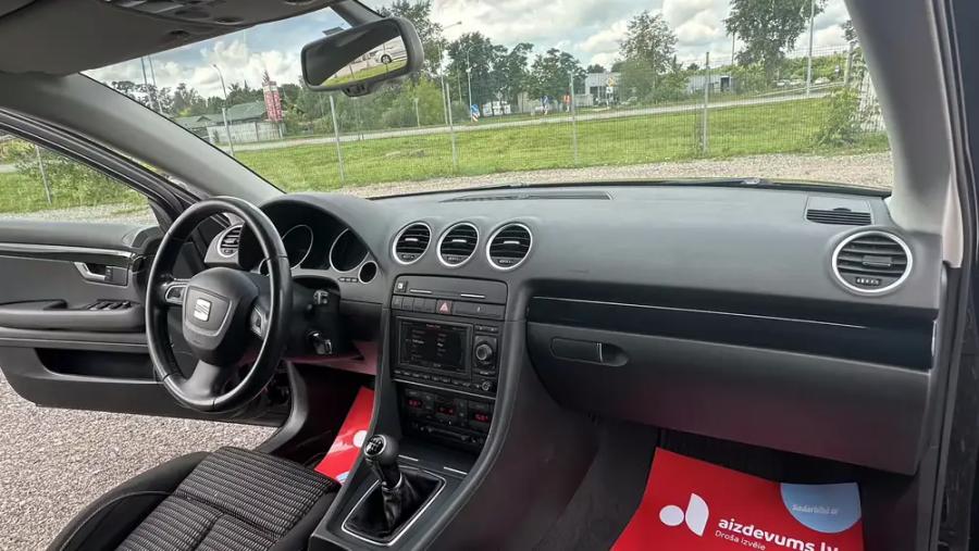 Black SEAT Exeo 2012 in Daugavpils, with an engine capacity of 2.00 L and mileage of 280 thousand km for 4850 €, photo 21 on AUTOMOTO.COM.LV